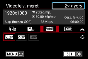 Canon : Product Manual : EOS R6 Mark III : Slow/Fast Motion Movie