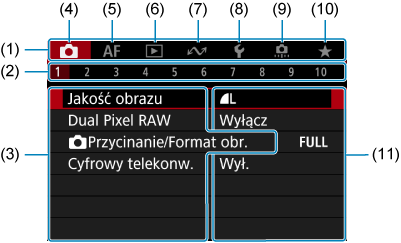 Canon : Instrukcja obsługi aparatu : EOS R6 Mark II : Korzystanie z ...